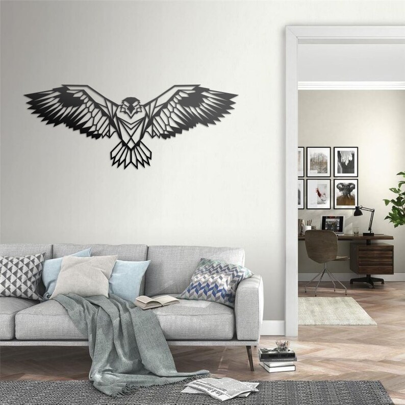 Eagle Geometric SVG DXF AI Digital Vector Design for - Etsy