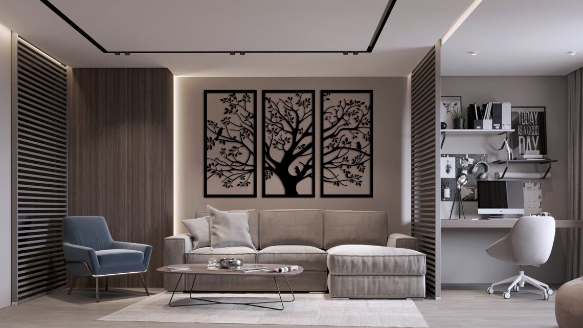 Three Panel Set SVG DXF AI Digital Vector Design for Plasma - Etsy