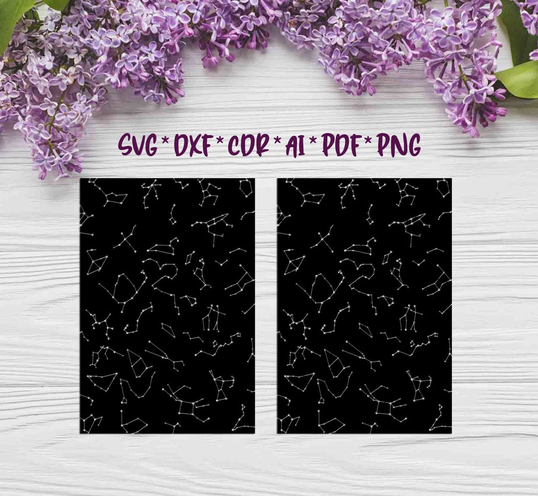 Starry Sky Panel, SVG, DXF, AI Digital Vector Design for Plasma and ...