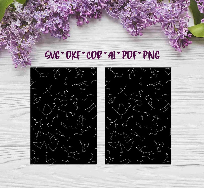 Starry Sky Panel SVG DXF AI Digital Vector Design for - Etsy