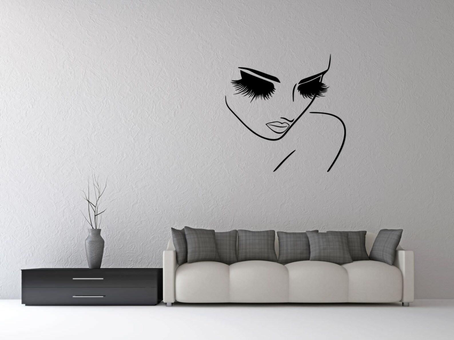 Woman Face SVG DXF AI Digital Vector Design for Plasma and - Etsy