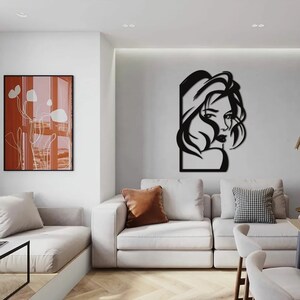 Woman Panel , SVG, DXF, AI Digital Vector Design for Plasma and Laser ...