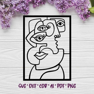 Picasso 9 | SVG, DXF, AI Digital Vector Design for Plasma and Laser ...