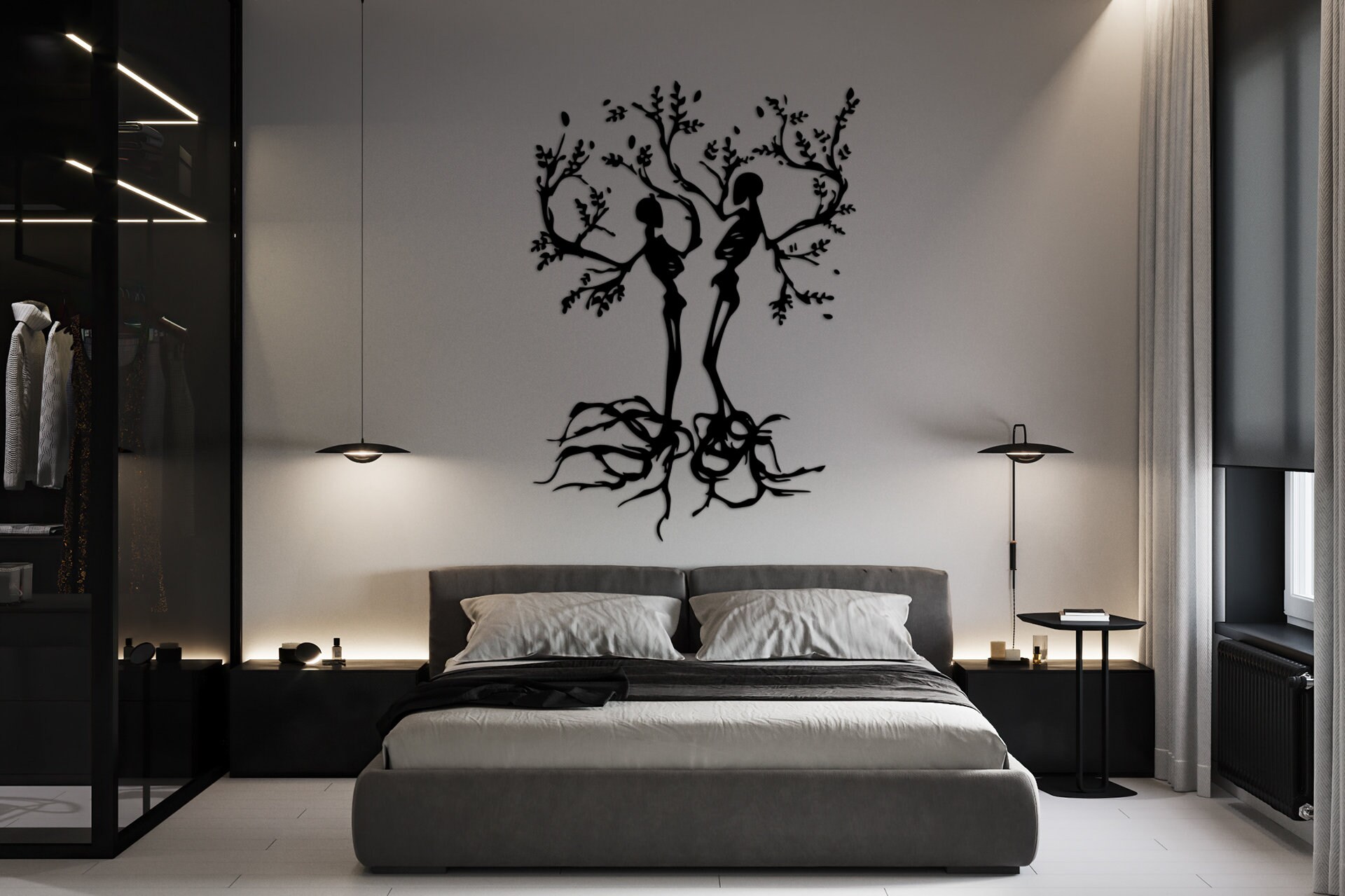 Skeleton Tree Branches SVG DXF AI Digital Vector - Etsy