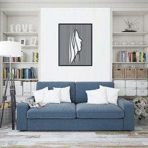 Abstract Woman Silhouette | SVG, DXF, AI Digital Vector Design for ...