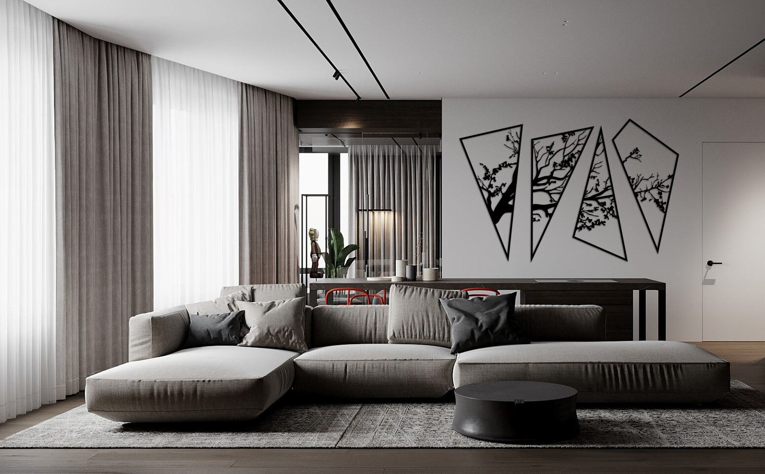 Conjunto de ramas y árboles 3 / SVG DXF AI archivos - Etsy México