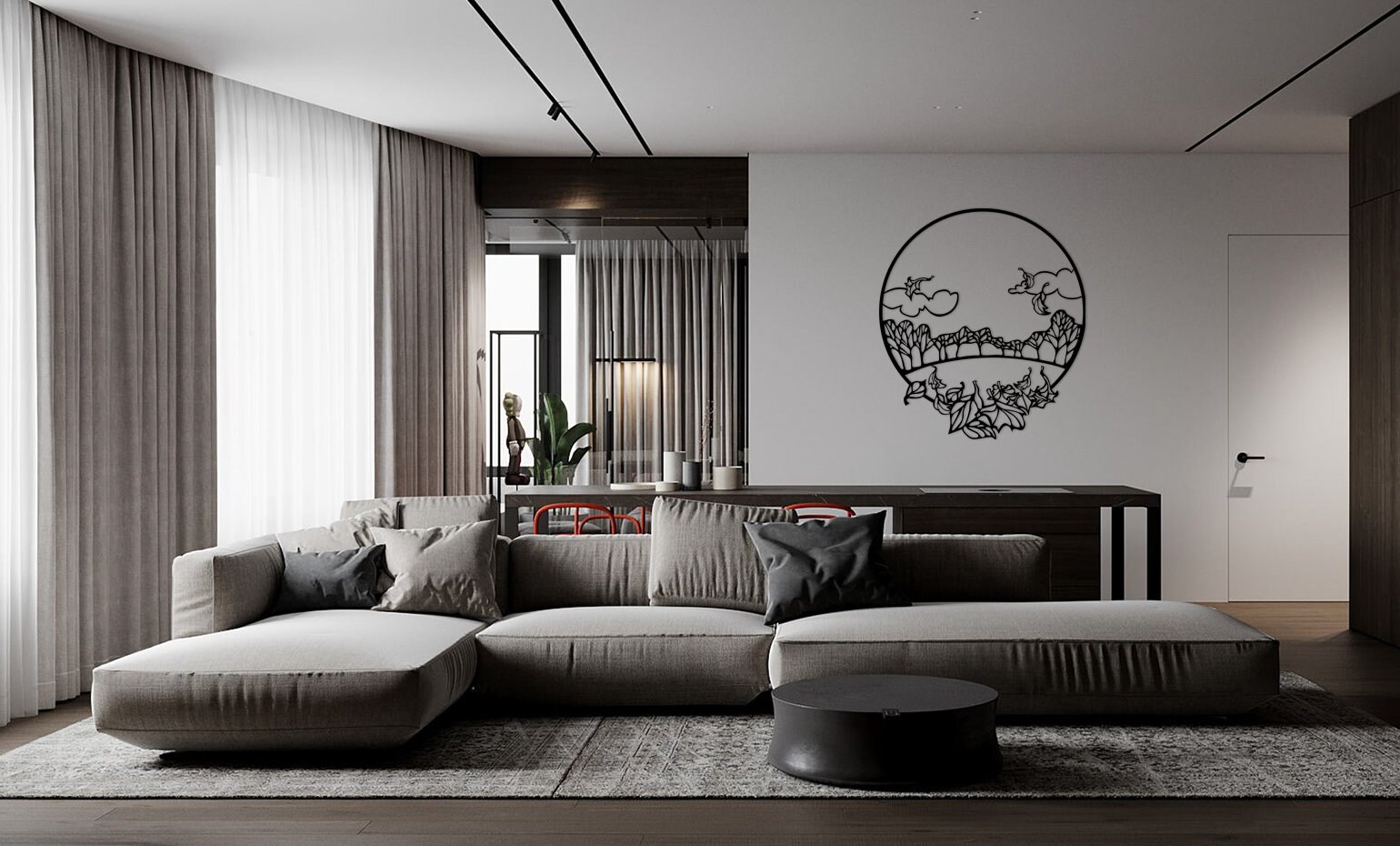 Autumn | Leaves | Landscape | SVG, DXF, AI Digital Vector Design for ...