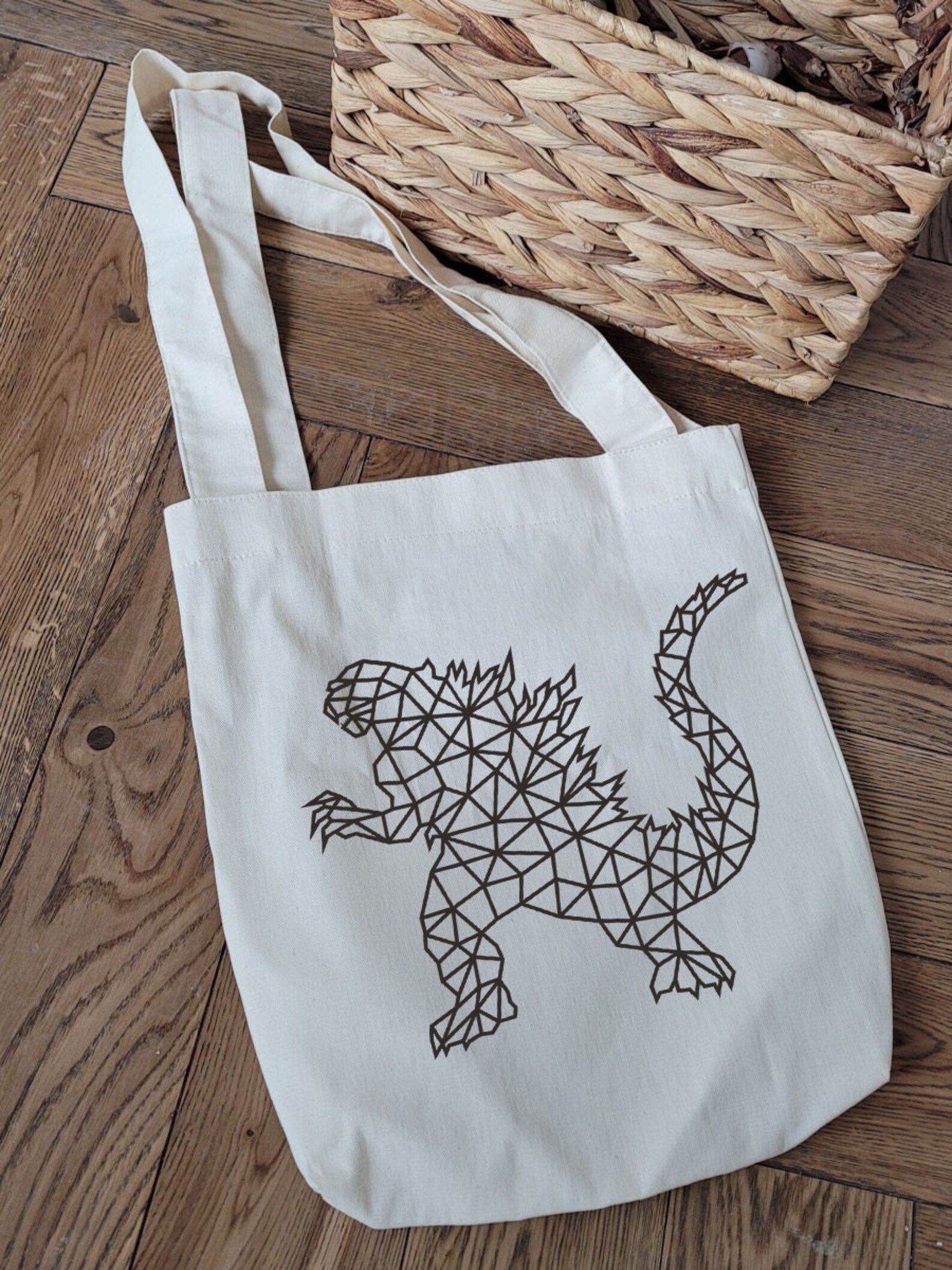 Godzilla | Geometric | SVG, DXF, AI Digital Vector Design for Plasma ...