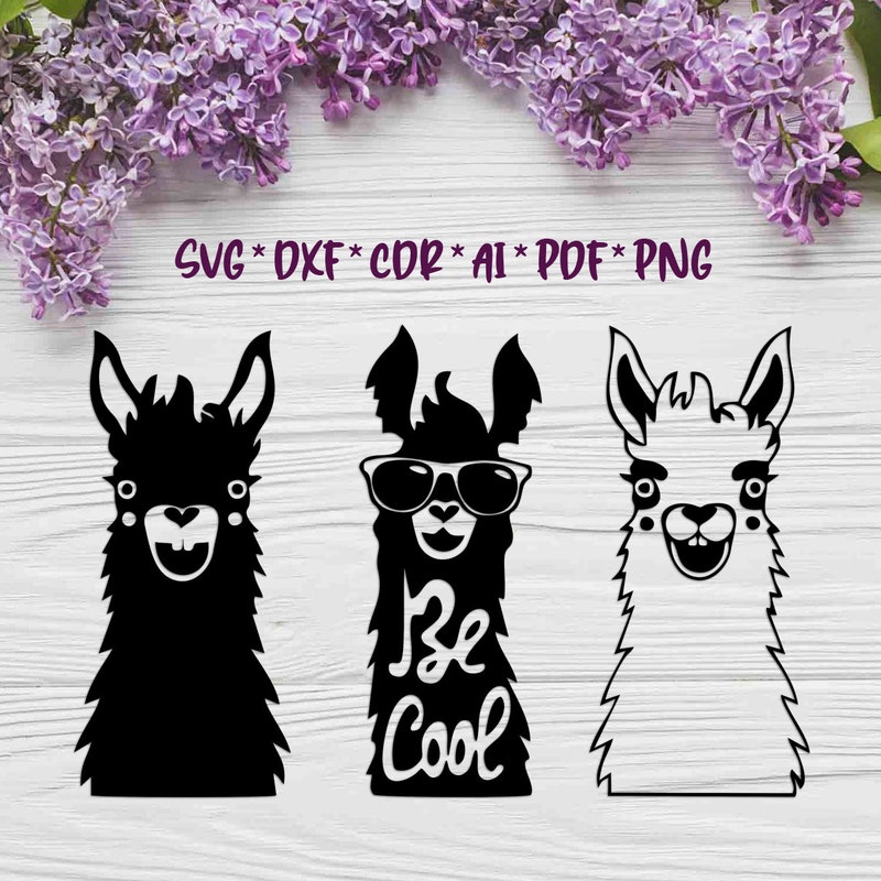Lama Svg - Etsy