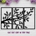 Spring Tree Branches 3 Panels, SVG, DXF, AI Digital Vector Design for ...