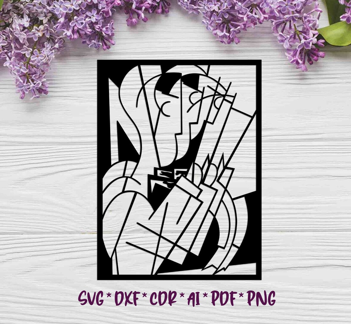 Picasso Conductor, SVG, DXF, AI Digital Vector Design for Plasma and ...