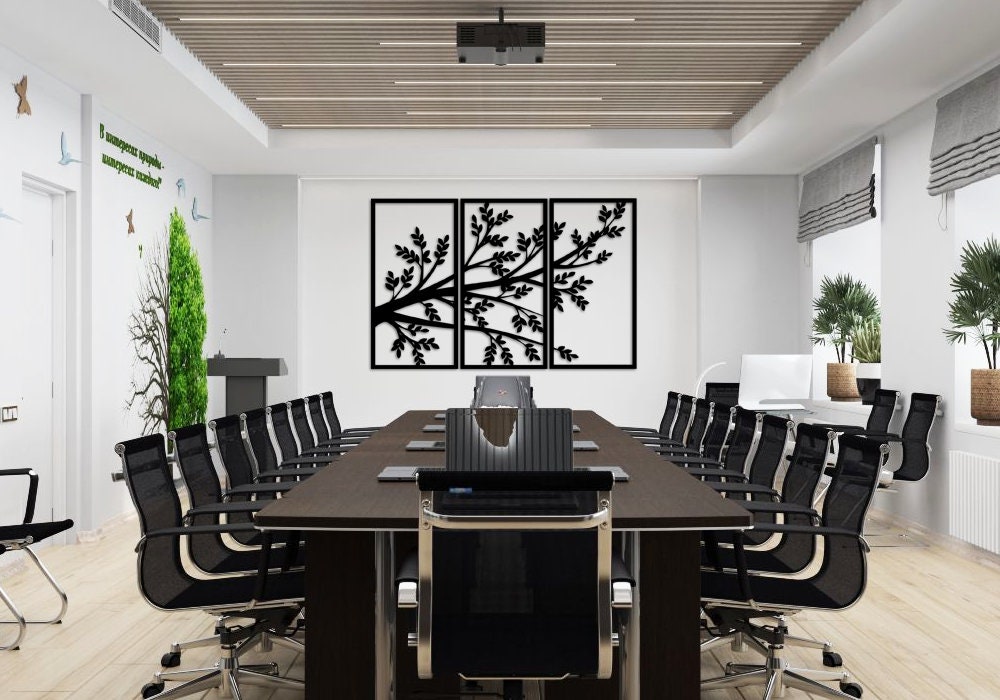 Spring Tree Branches 3 Panels SVG DXF AI Digital Vector - Etsy