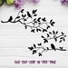 3 Birds on Branches SVG, DXF, AI Digital Vector Files for Laser or ...