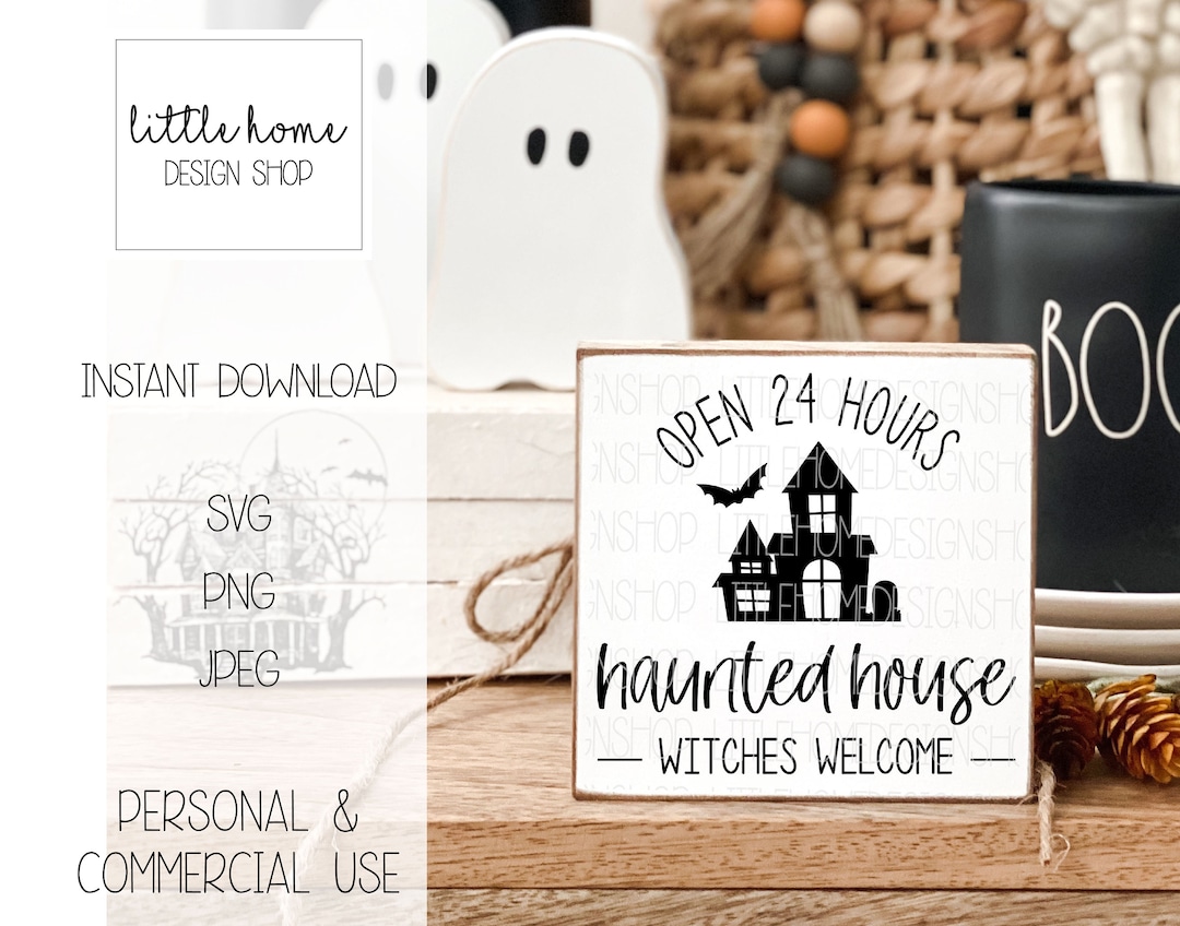 Haunted House Svg, Haunted House Welcome Sign Svg, Haunted Mansion Svg ...