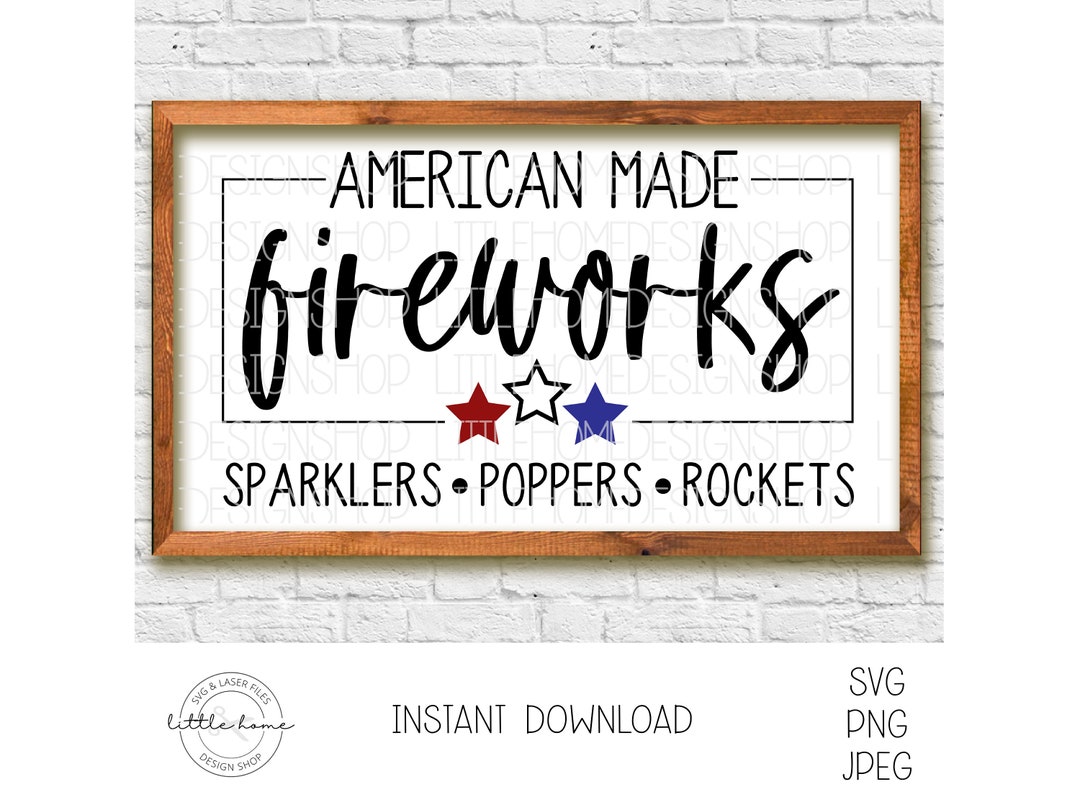 Firework Stand Svg, Uncle Sams Fireworks Svg, 4th of July Svg, Fourth ...