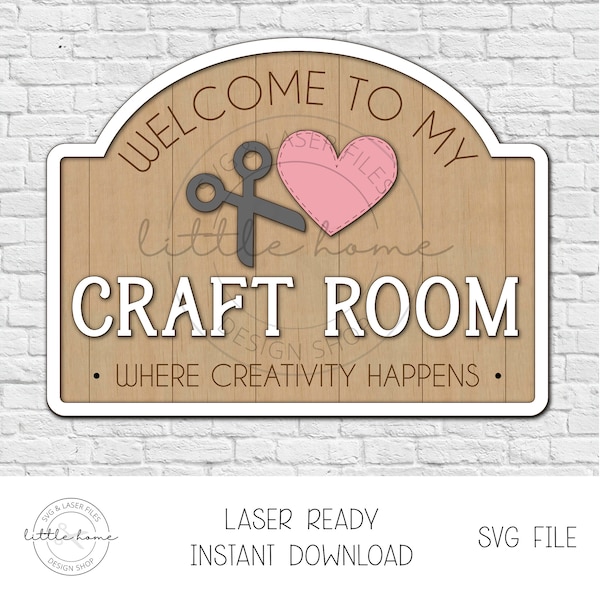 Craft Room Svg - Etsy
