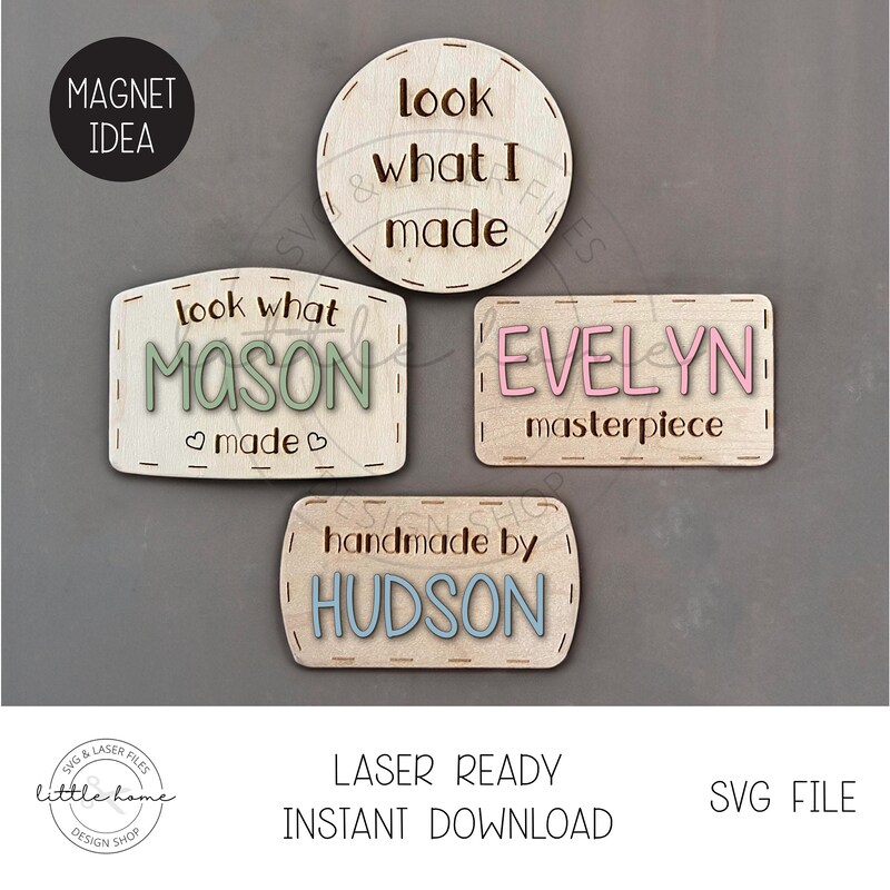 Look What I Made Magnet Svg - Etsy