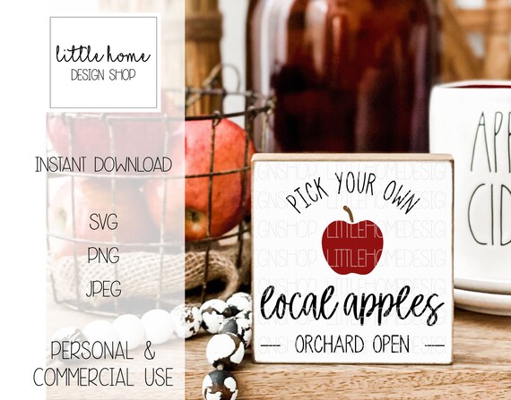 Local Apples Svg Farm Fresh Apples Svg You Pick Apples Svg - Etsy