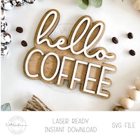 Coffee Bundle Svg, Coffee Cut File, Coffee Decal, Cafe Latte Svg ...
