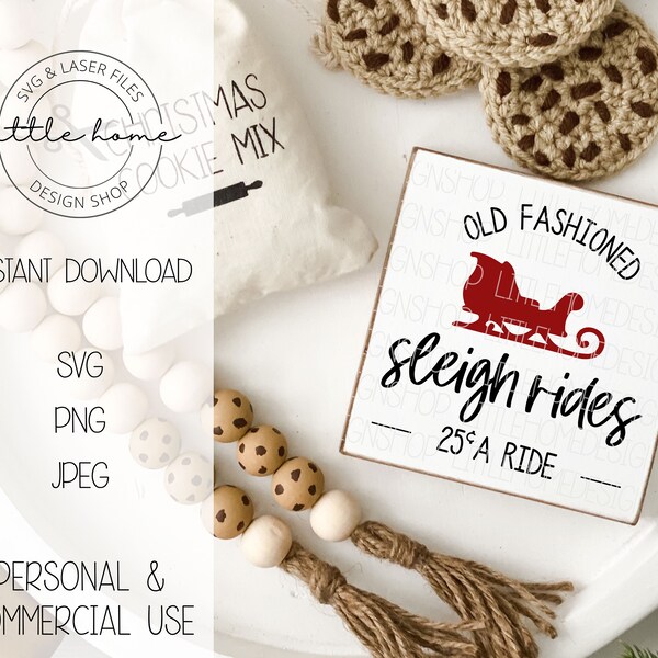Sleigh Ride Svg - Etsy