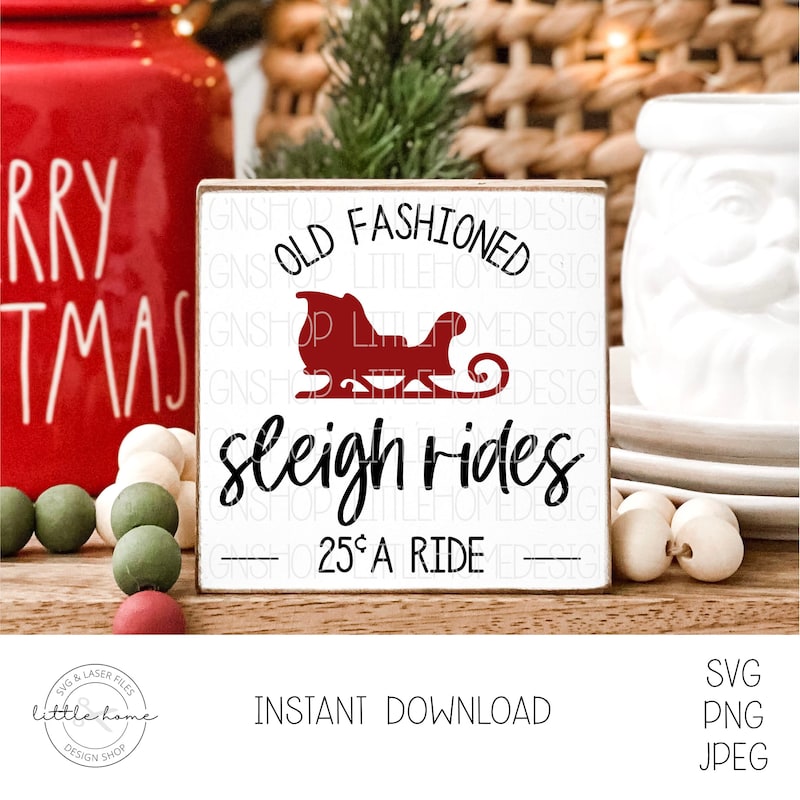 Sleigh Ride Svg - Etsy