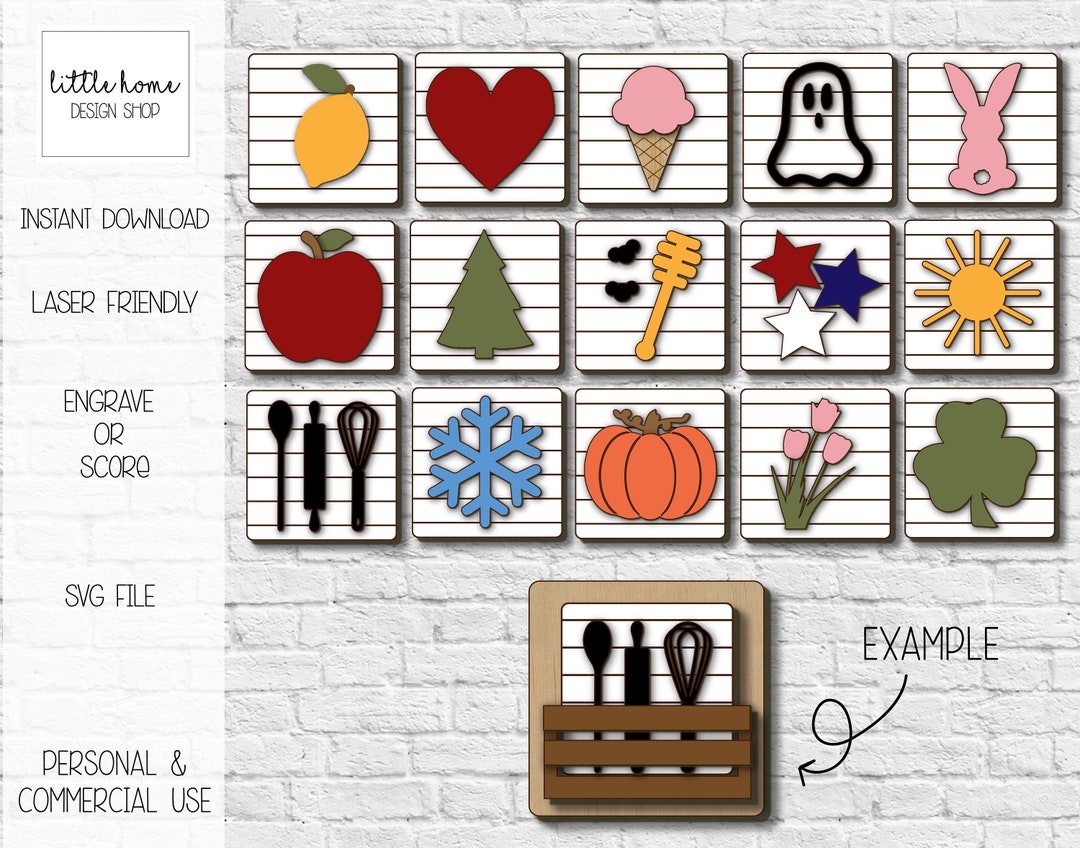 Interchangeable Crate Sign Svg Crate Laser File Svg - Etsy