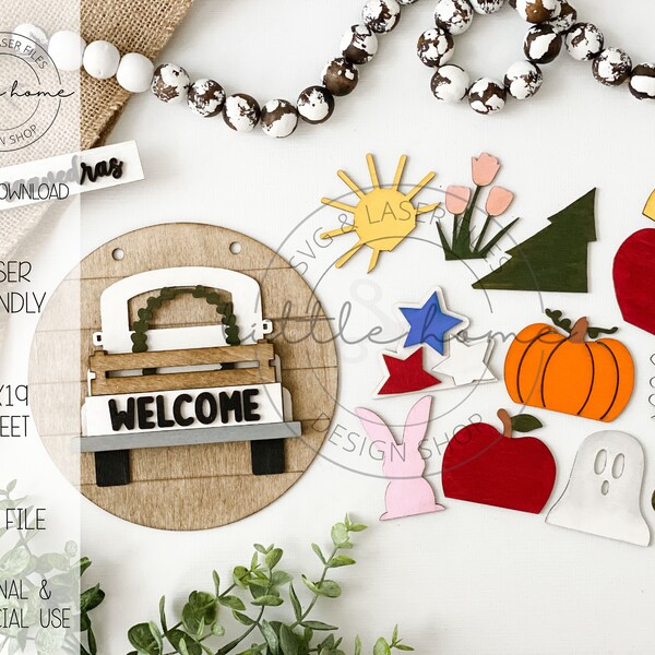 Interchangeable Welcome Sign - Etsy