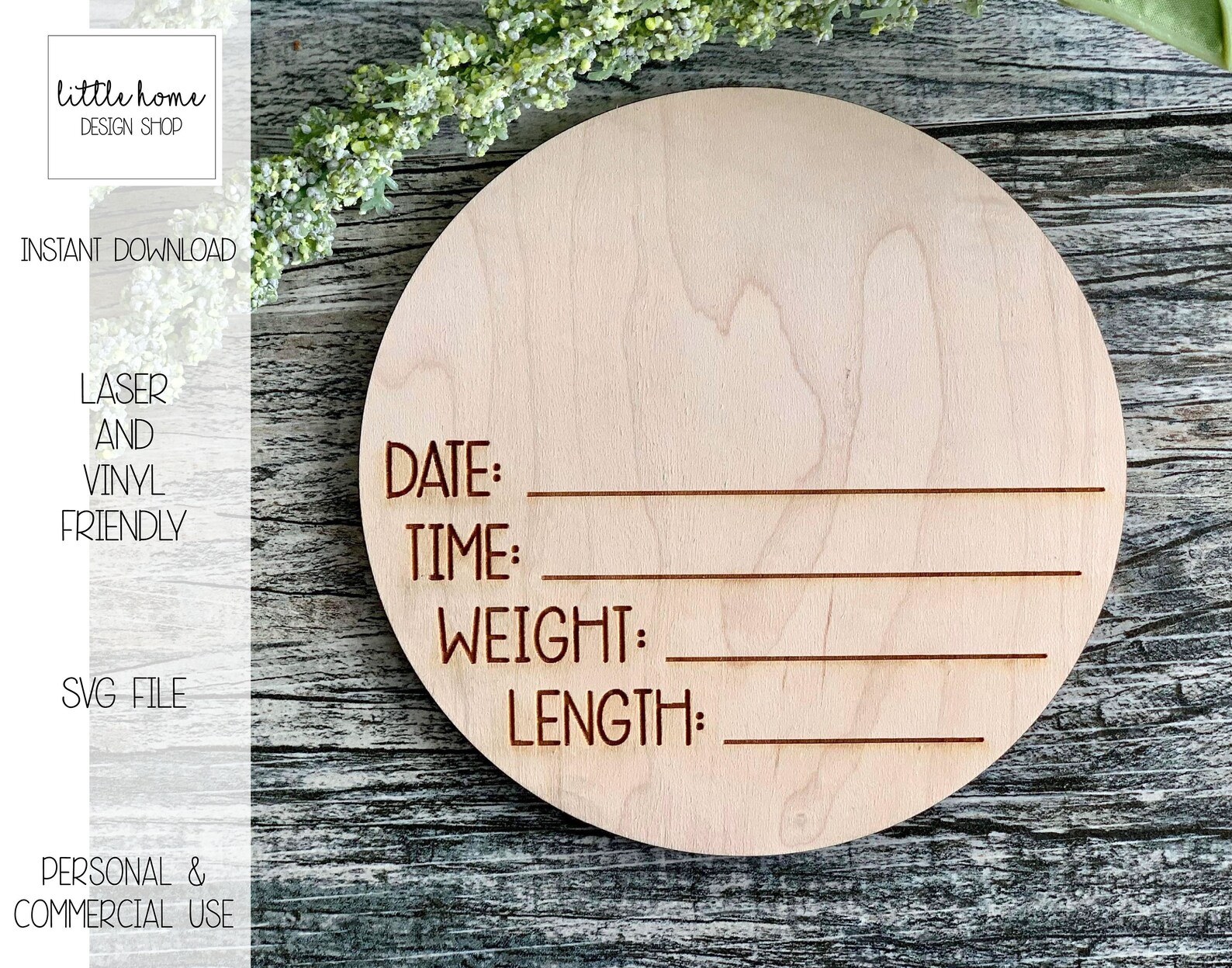 Personalized Baby Stat Sign Svg Baby Stat Svg Birth Stat - Etsy