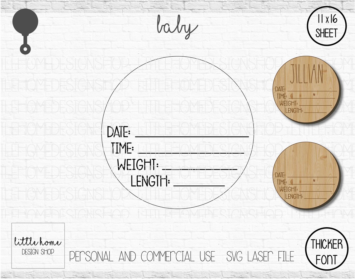 Personalized Baby Stat Sign Svg Baby Stat Svg Birth Stat - Etsy