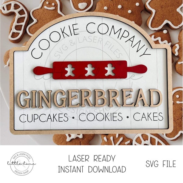Gingerbread Sign - Etsy