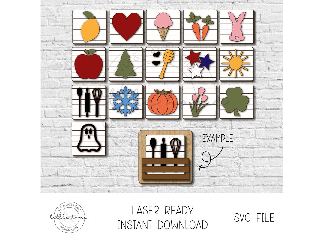 Interchangeable Crate Sign Svg, Crate Laser File Svg, Interchangeable ...