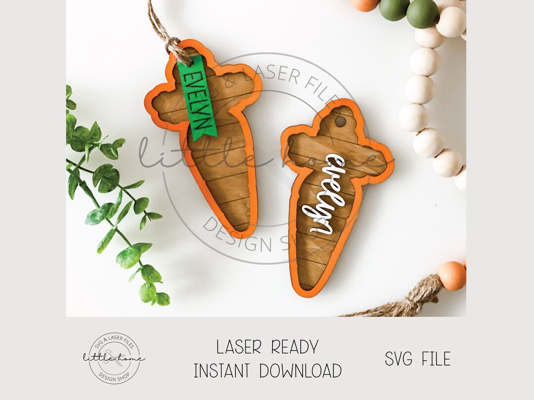 Carrot Tag Svg, Easter Basket Tag Svg, Carrot Easter Basket Tag, Kids ...