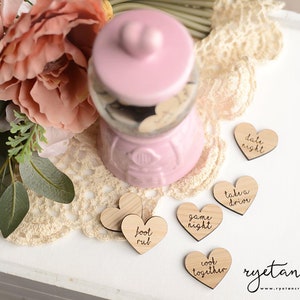 Valentine Laser Tokens, Heart Tokens Svg, Date Night Tokens Svg ...