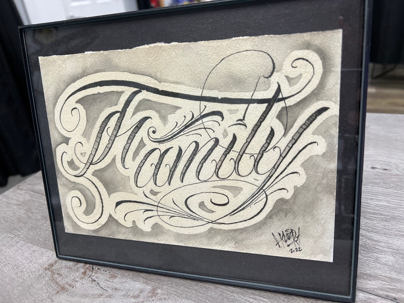 Family - Script - Etsy