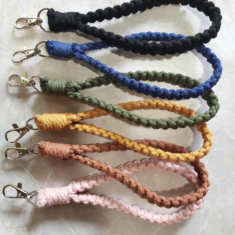 Macrame Key Chains - Etsy