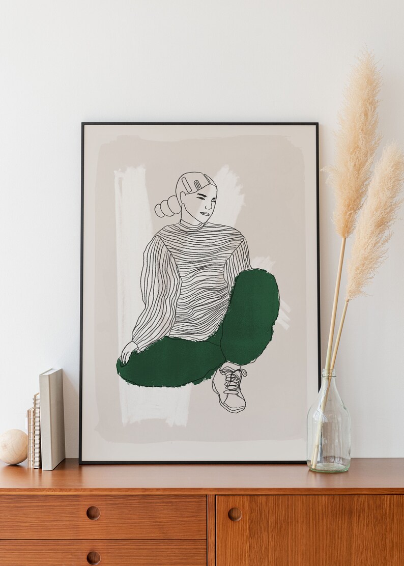 Galley Wall Art Set of 8, Fashion Wall, Neutral Wall Art, Modern Wall ...