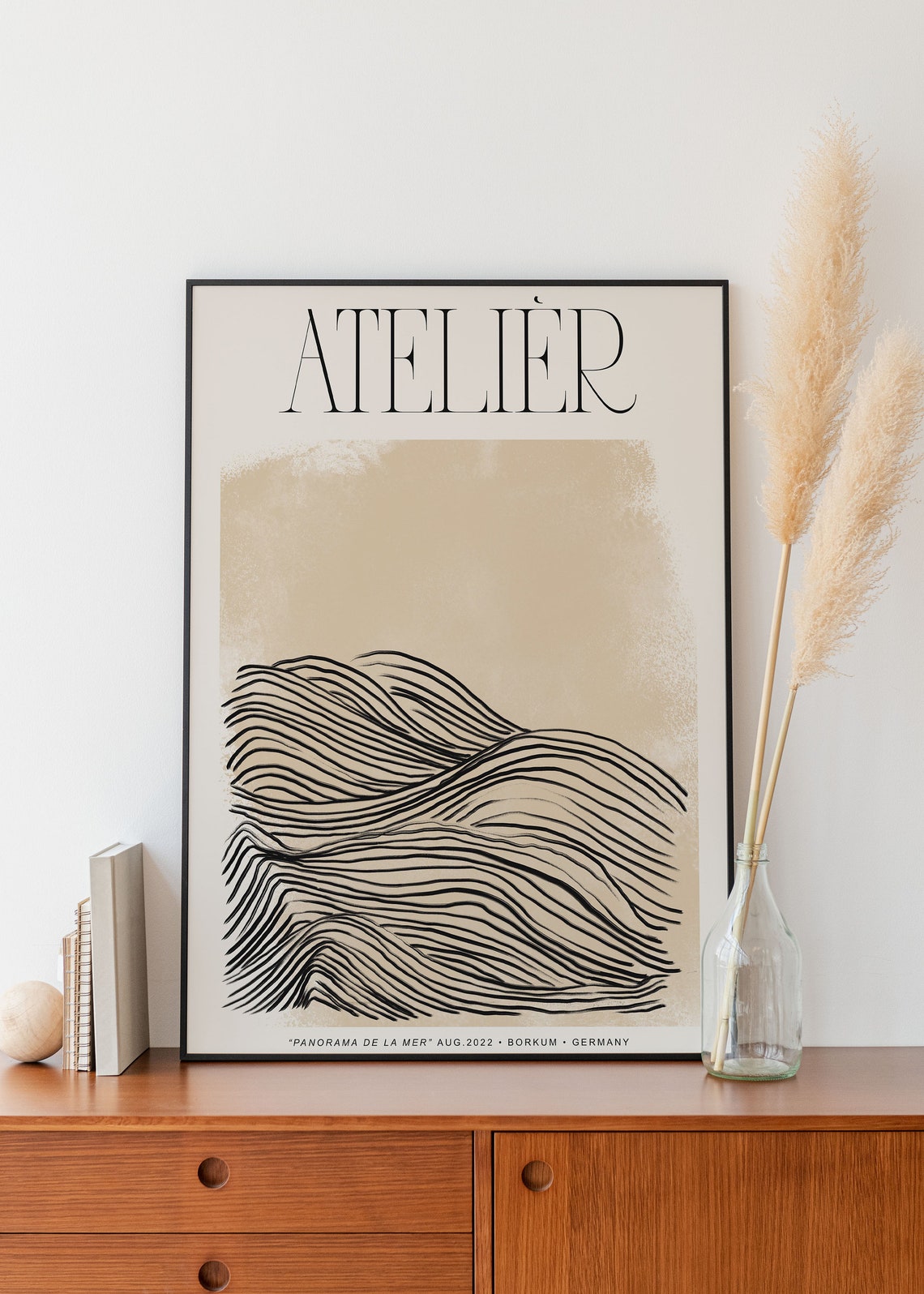 Galley Wall Art Set of 8, Fashion Wall, Neutral Wall Art, Modern Wall ...