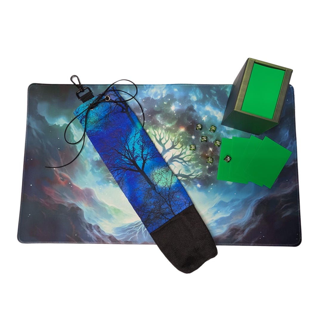 Mystical Trees - Playmat Bag - Clip Your Playmat to Your Backpack ...