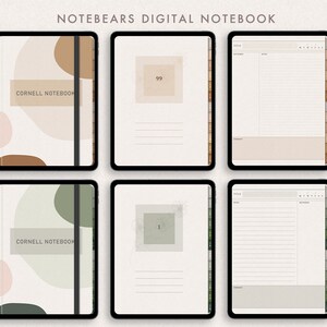 Digital Notebook 60 Different Note-taking Templates the - Etsy