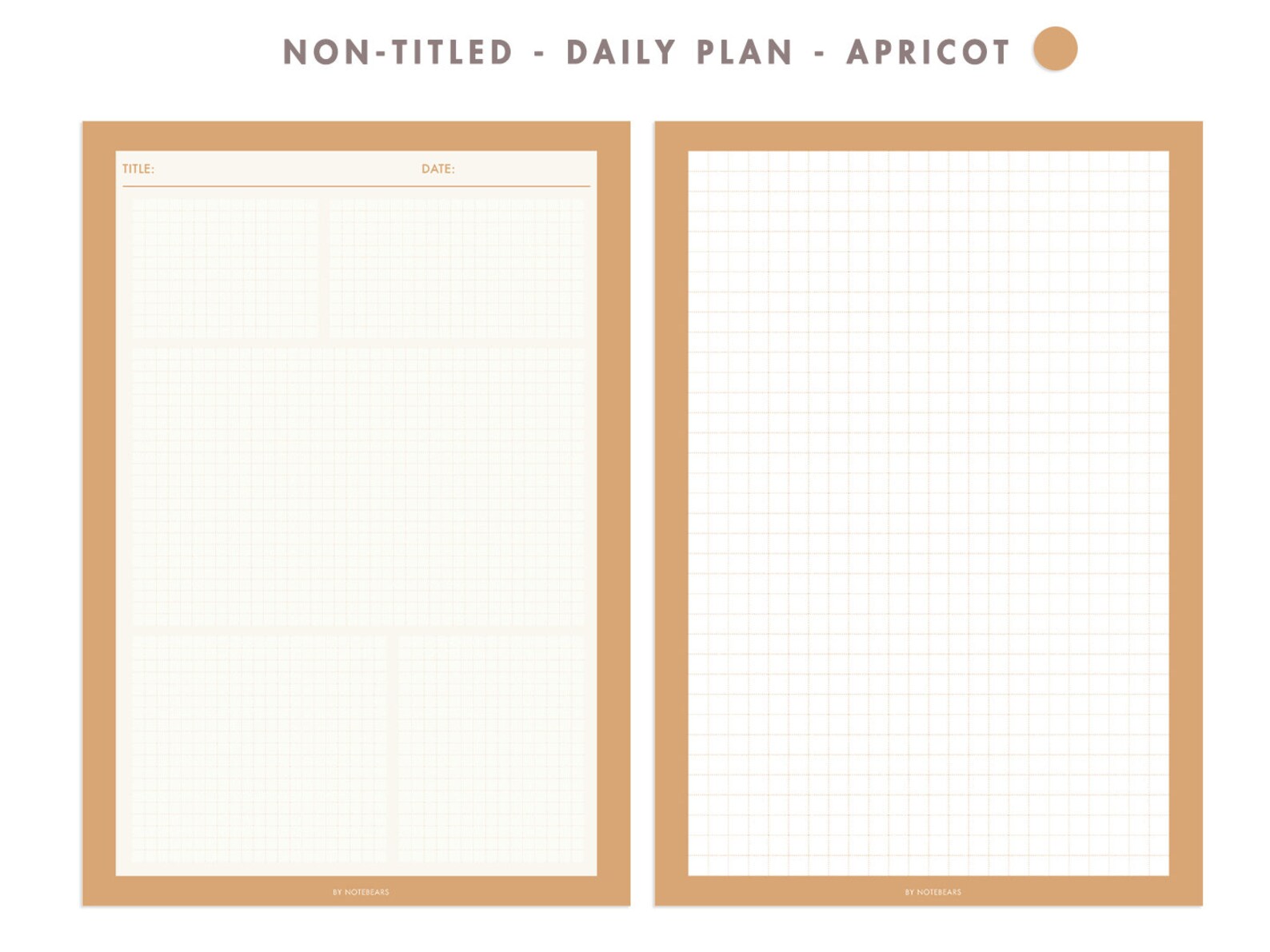 Digital Notepad | Daily Planning | 5 Colors Available | Goodnotes ...