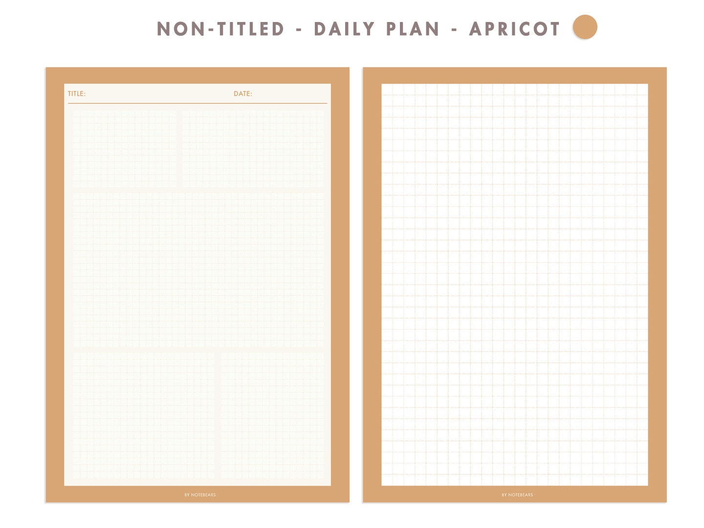 Digital Notepad Daily Planning 5 Colors Available Goodnotes, Notability ...