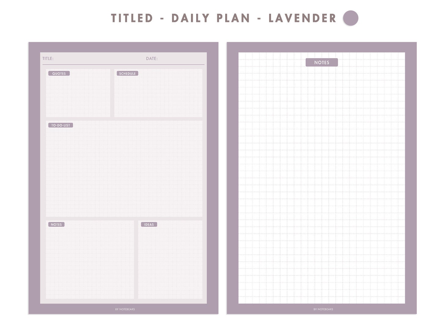 Digital Notepad | Daily Planning | 5 Colors Available | Goodnotes ...