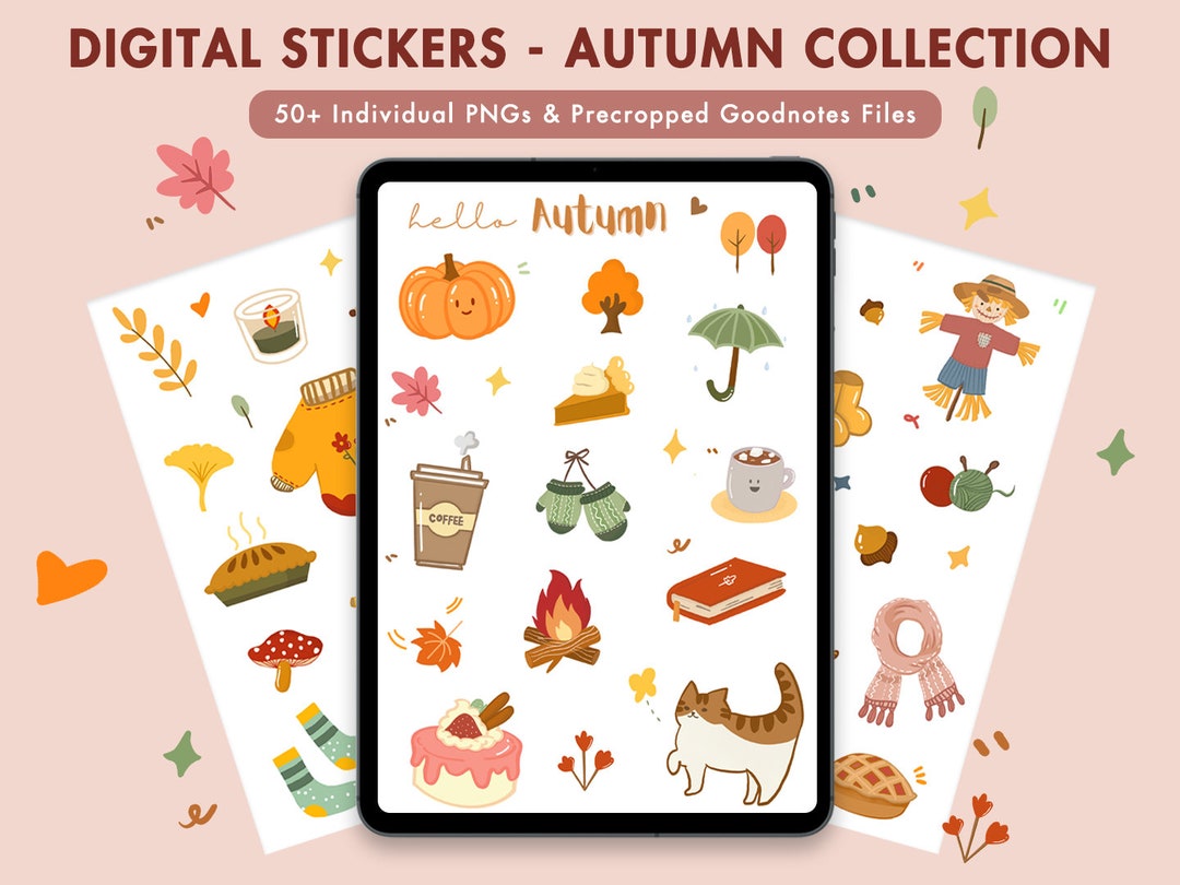 Autumn Collection | Digital Planner Stickers | Goodnotes, Notability ...