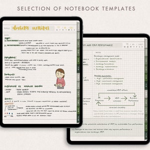 Digital Notebook | 60 Different Note-taking Templates | the Ultimate ...