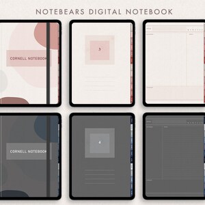 Digital Notebook 60 Different Note-taking Templates the - Etsy