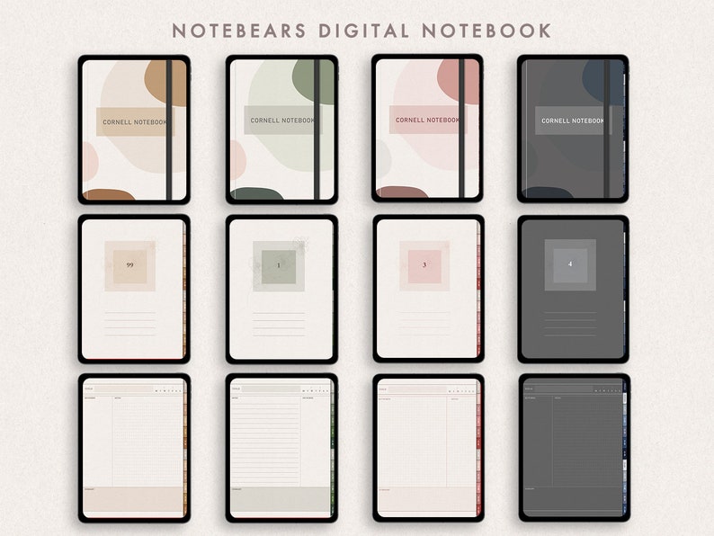 Digital Notebook | 60 Different Note-taking Templates | the Ultimate ...