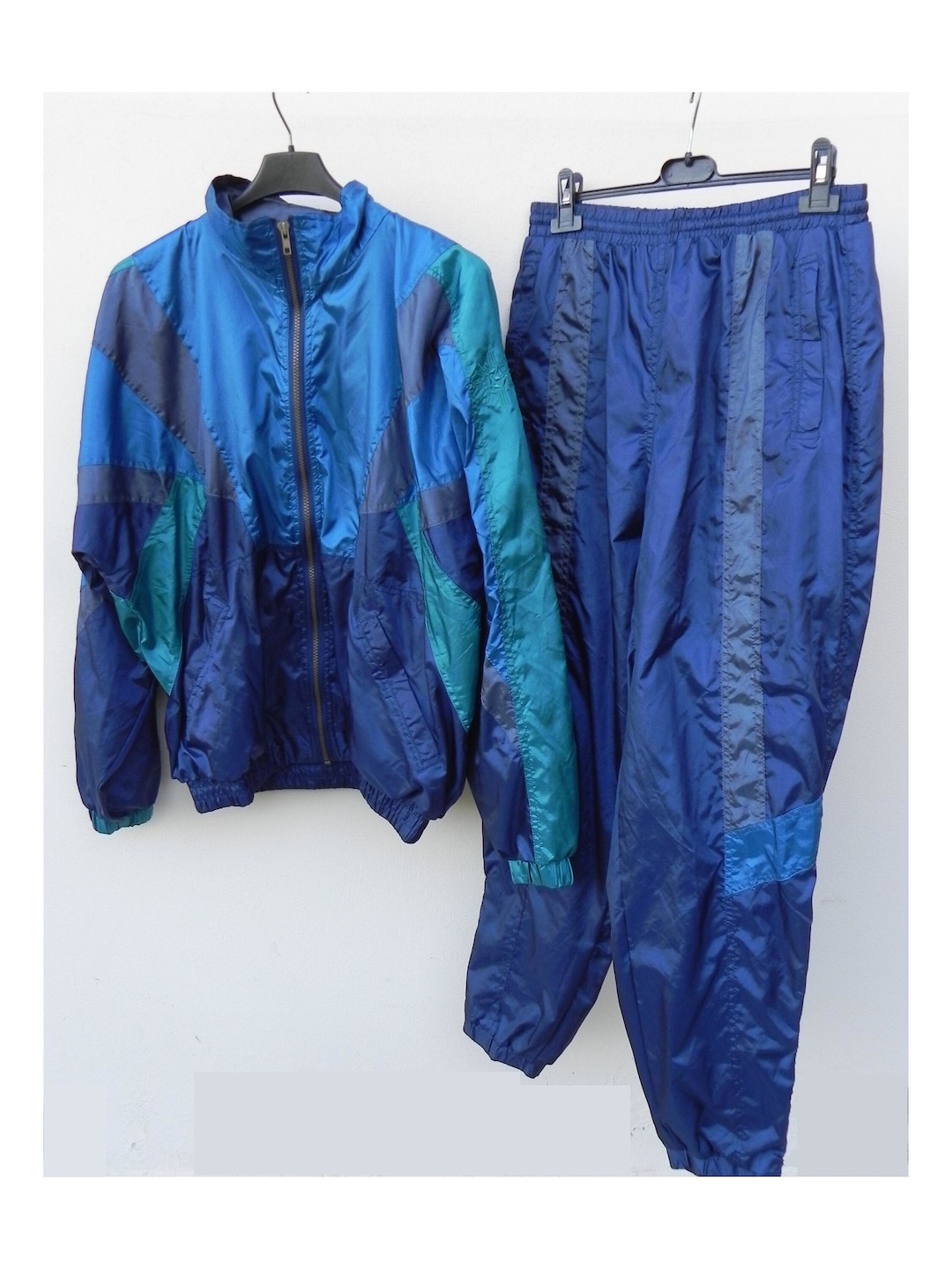 80s Vintage Sport Set Shellsuit Tracksuit Jacket and Trousers - Etsy