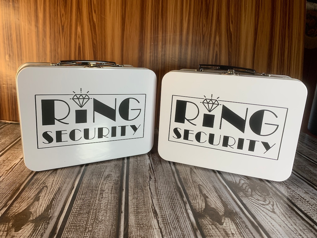 Ring Security Briefcase: Wedding Ring Bearer Case - Etsy