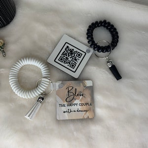 Photo Wedding Money Dance QR Code Bracelet, QR Code Wedding Dance Sign ...