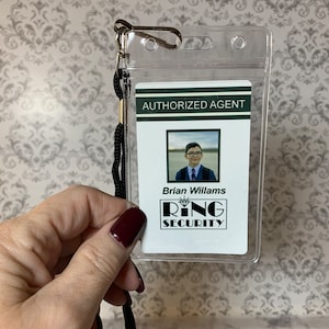 Ring Security ID Badge, Ring Bearer Proposal, Personalized Ring ...